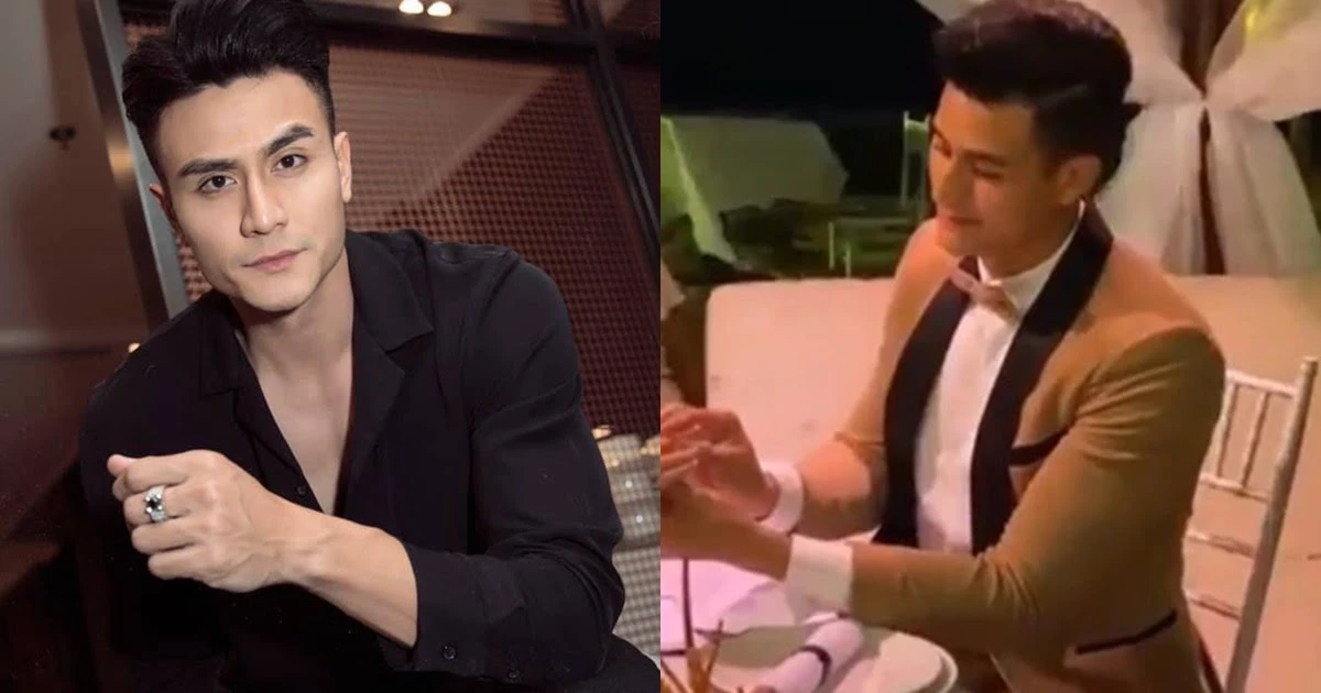 Vinh Thuy "closed the application" to propose to his girlfriend with a terrible family, causing ...