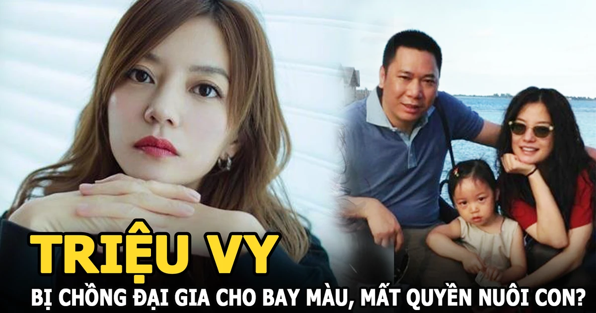 Trieu Vy was "flying color" by her rich husband, losing custody of her children? | Showbiz 24h ...