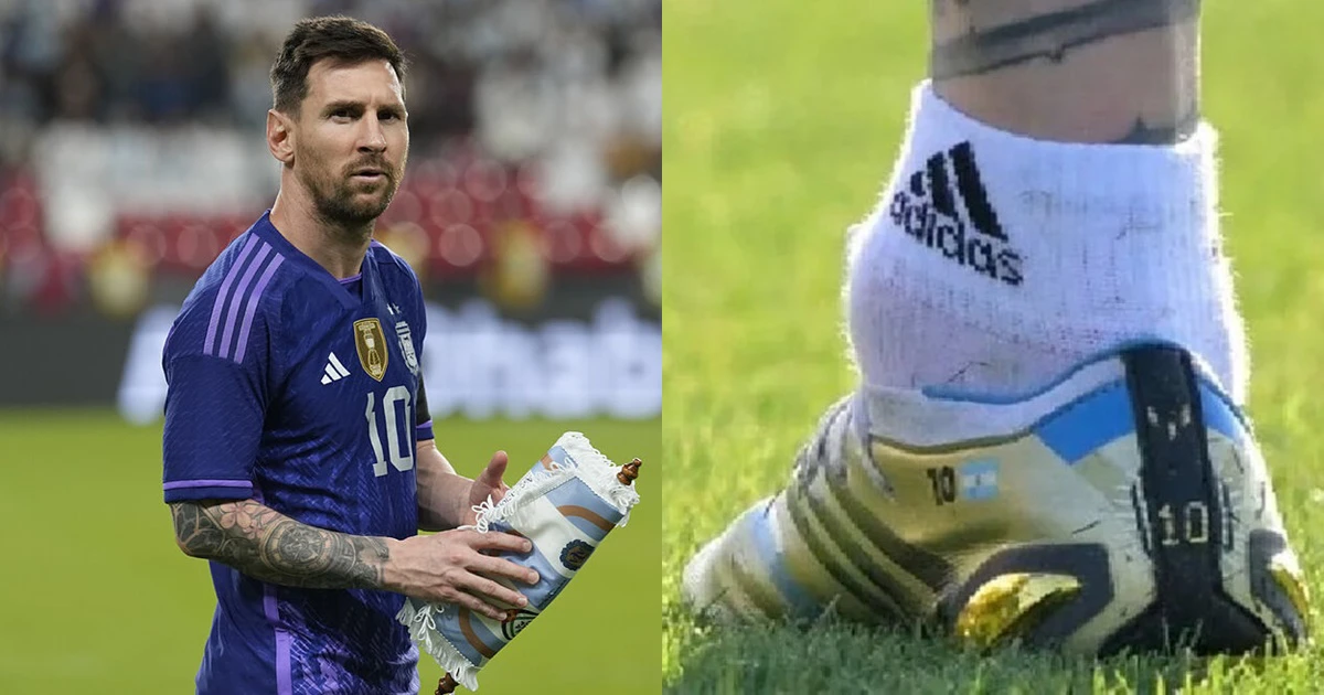 Messi reveals photo of swollen ankle ahead of 2022 World Cup opener ...