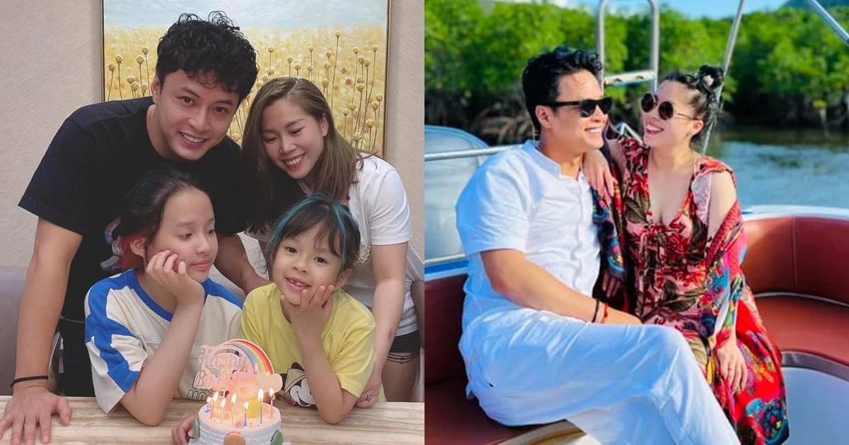 The happy marriage of actor Hong Dang and his wife before a series of ...