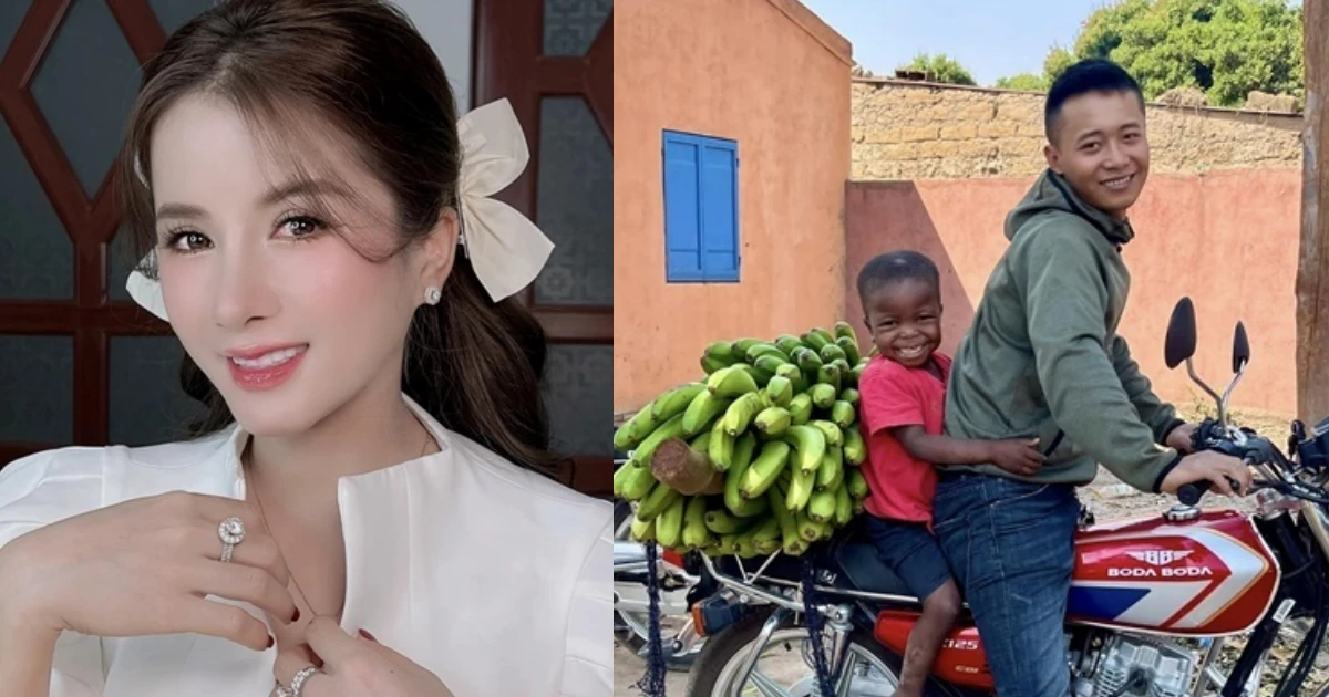 Duc Nhan went to Africa for charity, was enthusiastically helped by Quang Linh, but was told ...