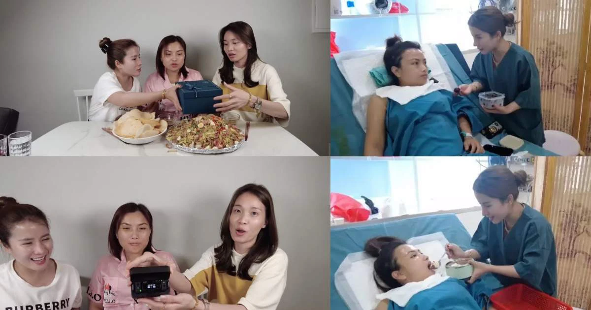 Duc Nhan made a big deal when he was told to seduce Quynh Tran JP to undergo facial surgery ...