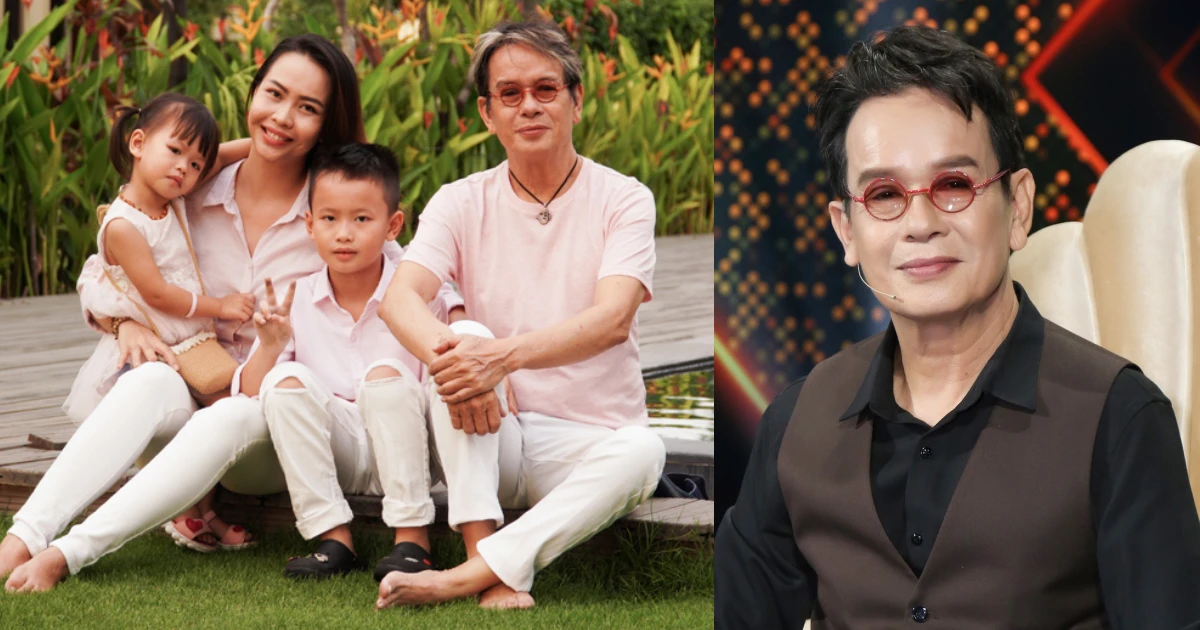 Musician Duc Huy: All his life floating around, peacefully with his wife who is 44 years younger ...