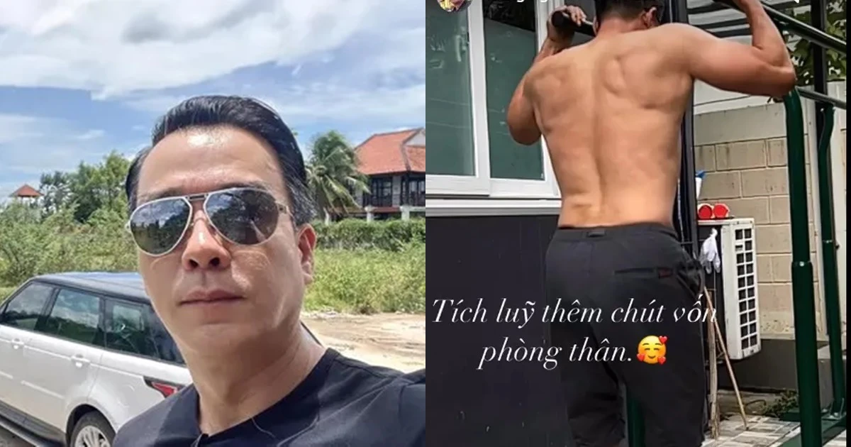 "Koi King" Thang Ngo "shows off" with Ha Thanh Xuan, works hard to "improve" his body, and looks ...