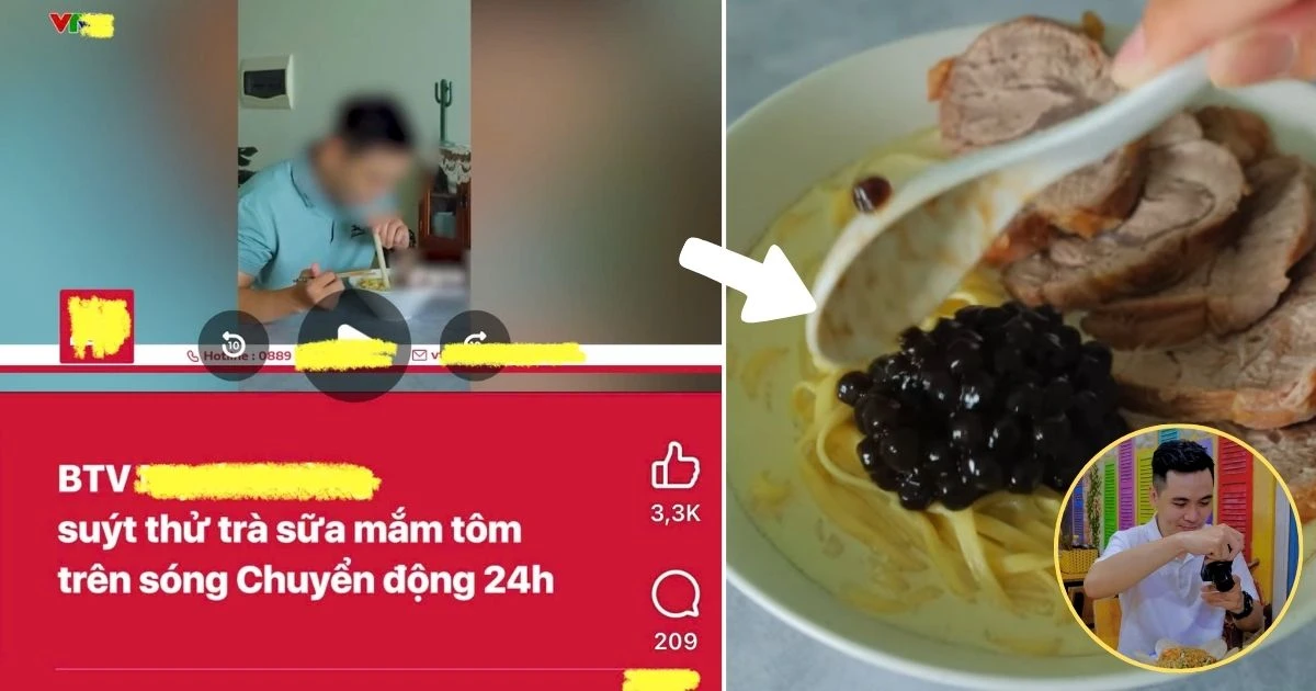 Let Nhan Cook 'go crazy' with VTV24, whose image was used for ...