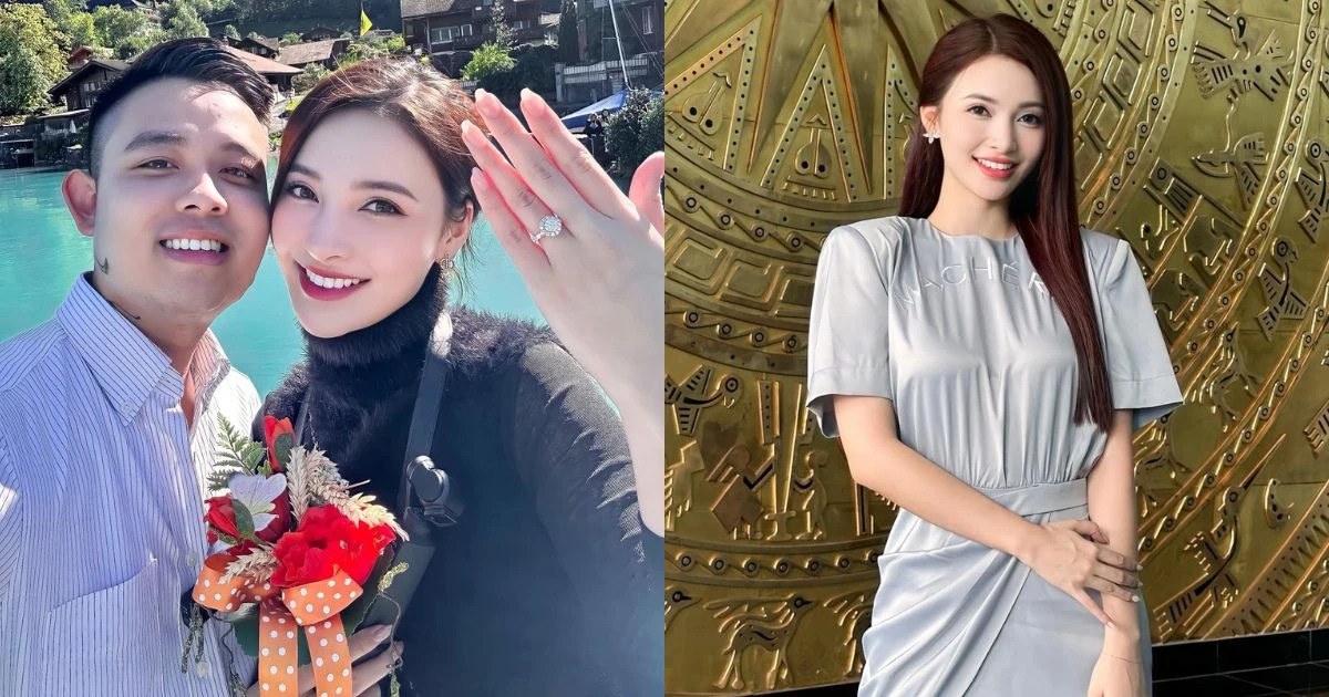 DV Bich Thuy: The "hunter" of her young husband, who was proposed to in Switzerland, was once ...