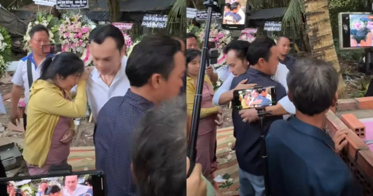 Tieu Ly's biological parents cried and hugged Kim Tieu Long, saying a ...