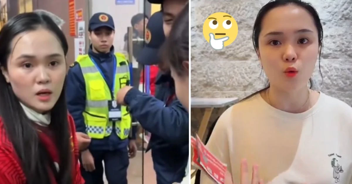 Duy Manh's wife was blocked by security and made it difficult for them. Her 43-second ...