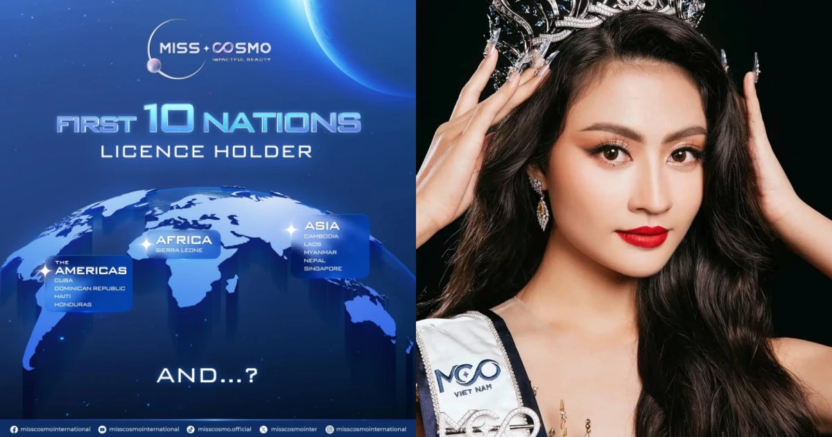 Miss Cosmo: Revealing 10 countries to confirm the competition, opponent ...