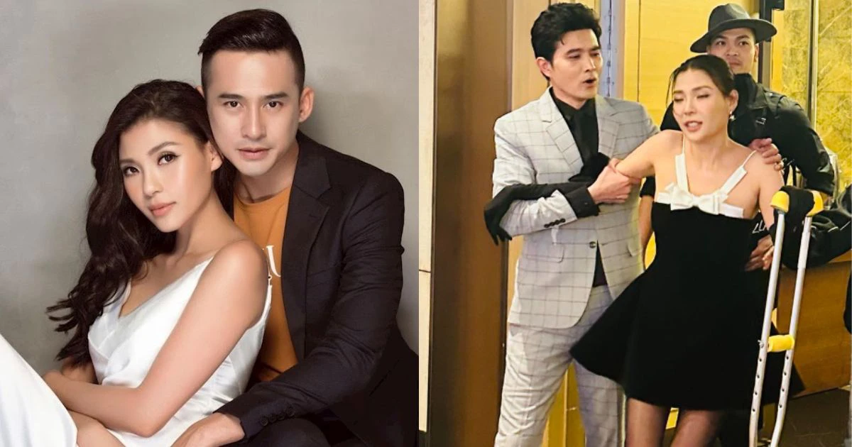 Thuy Diem told about the incident of nearly breaking a bone, shouting the name of Luong The ...