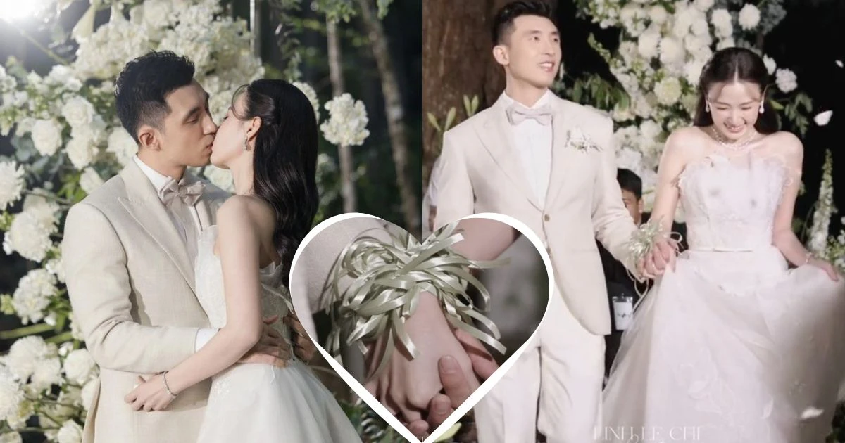 Midu - thiếu gia Minh Đạt làm nghi thức lạ tại tiệc cưới, ý nghĩa bất ngờ | Sao đẹp | Sao Việt ...