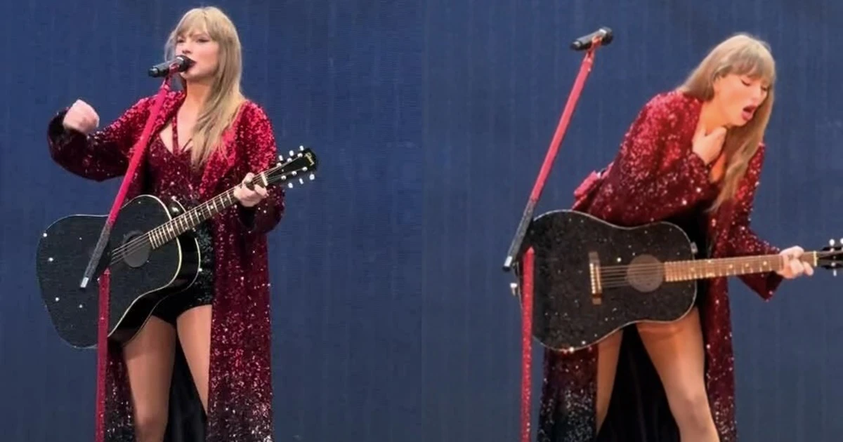 Taylor Swift swallowed an insect while performing and immediately had a ...