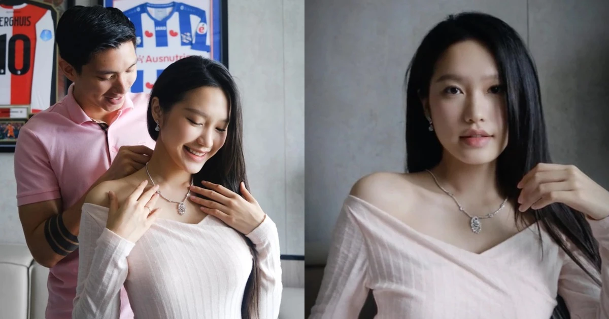 Doan Hai My showed off her husband giving her a huge gift after giving birth, and responded ...