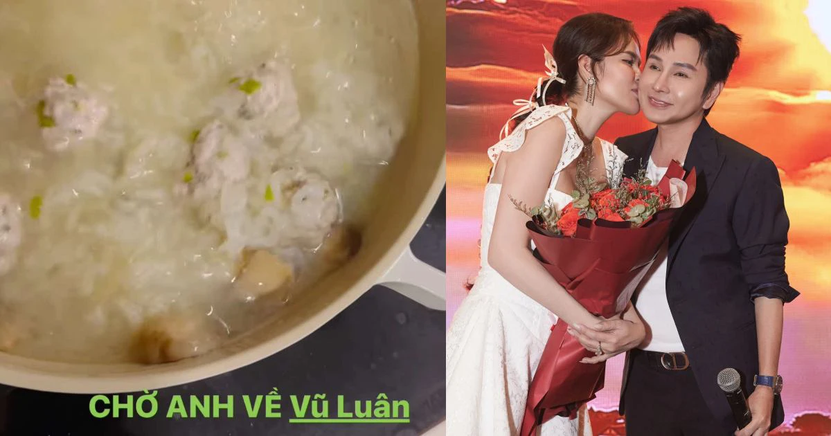 Suspected Phuong Le moved in to live with Vu Luan, taking care of each other little by little ...