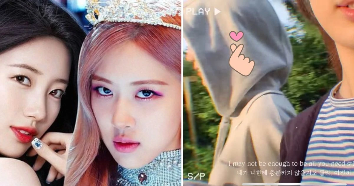 Rosé officially 'docked' with Suzy, fans melted because of a special ...