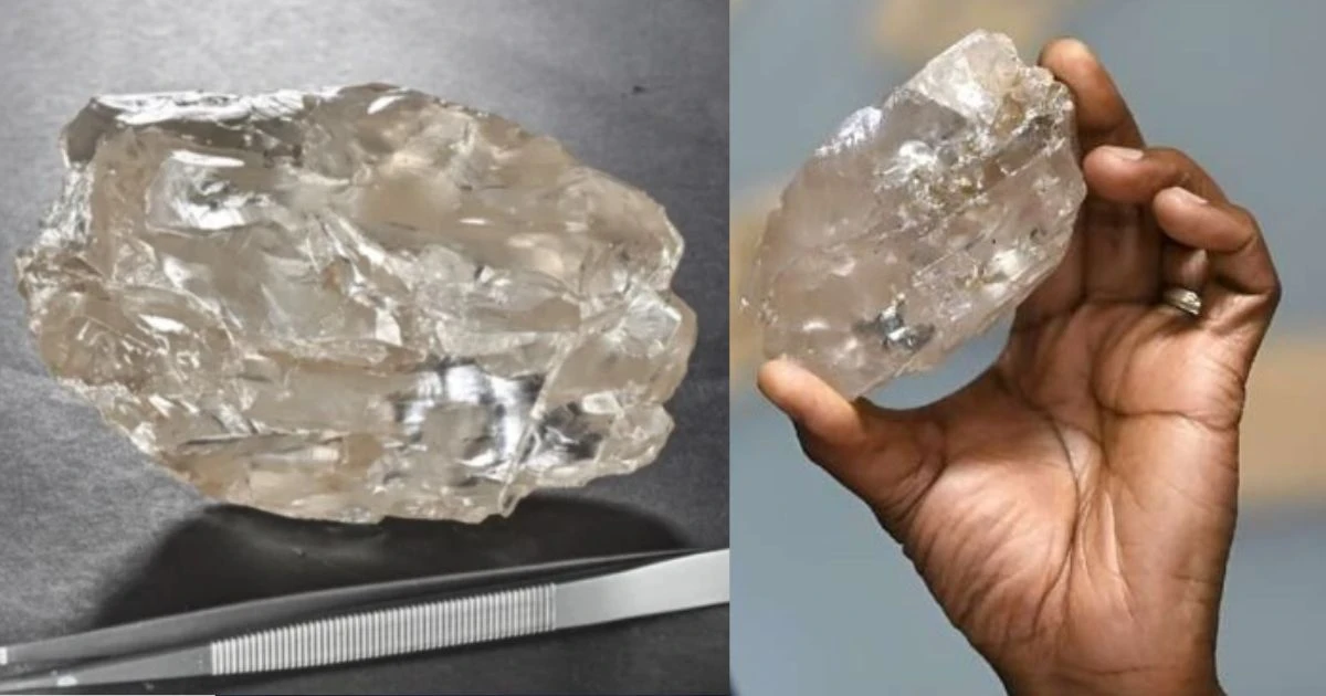 The world's second largest diamond was discovered, details dazzled the ...