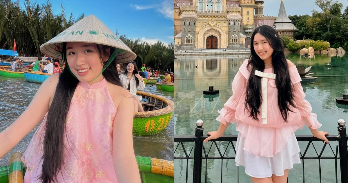 Jenny Huynh was scolded for posting a clip of herself in the midst of a storm and flood, 1 point ...