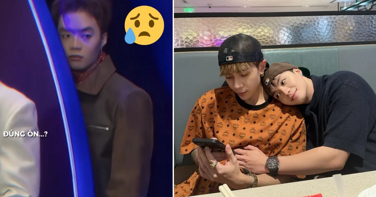 Negav 'violently jealous' of Quang Hung, hiding in the corner doing ...