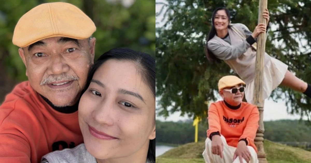 The student who was rumored to be dating People's Artist Viet Anh came forward, clarifying the ...