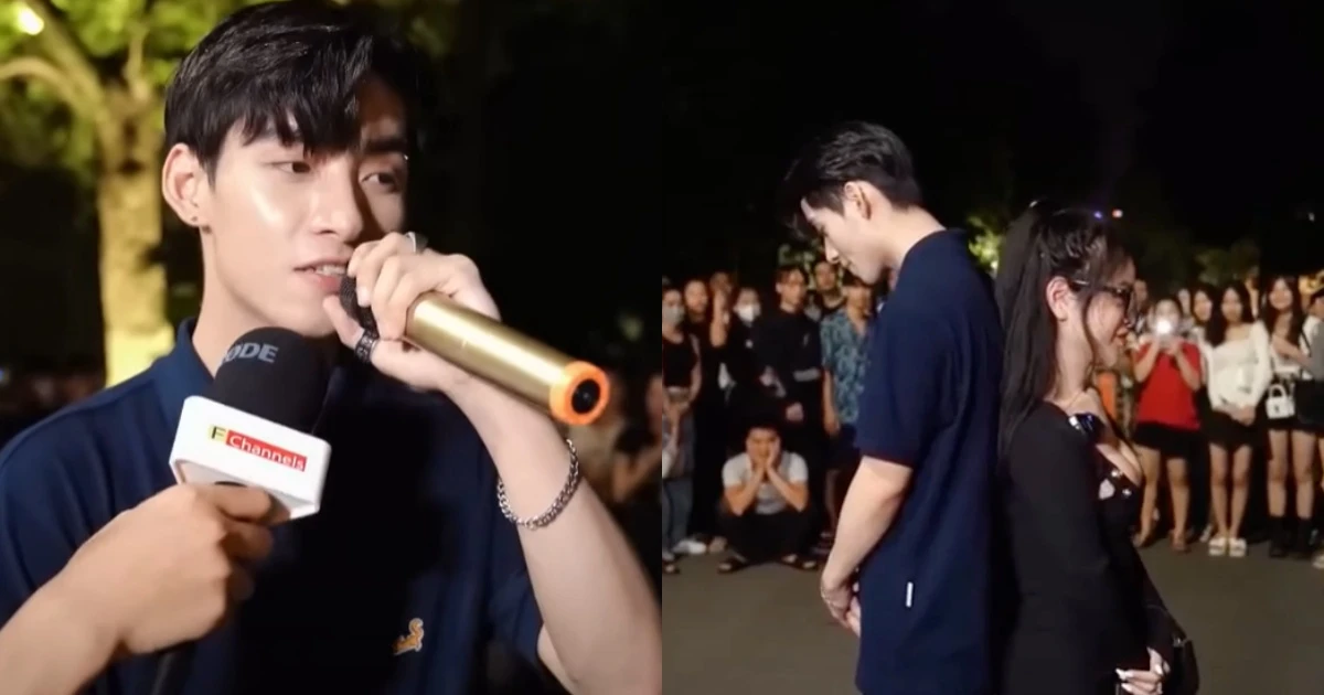 Hung Huynh suddenly played a pair on the walking street, and was ...