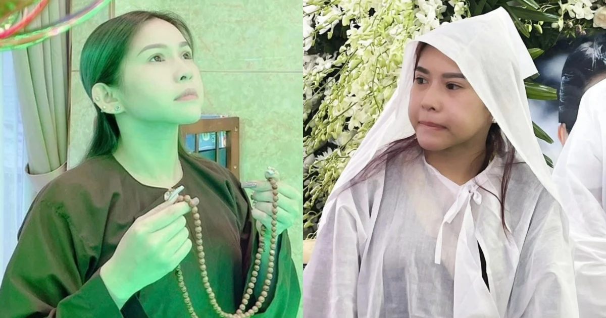 Adopted son Vu Linh grieved to announce the news of the funeral, Hong Loan - series of NS sent ...