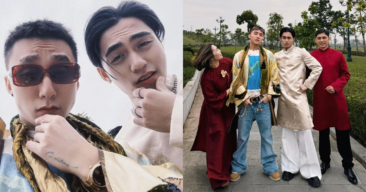 Son Tung - Mono go on a spring trip with their parents: Twice the ...