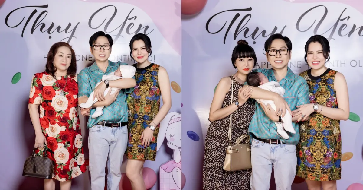 Vu Luan felt sorry for Phuong Le's wife, Bich Tram revealed the conversation at the full month ...