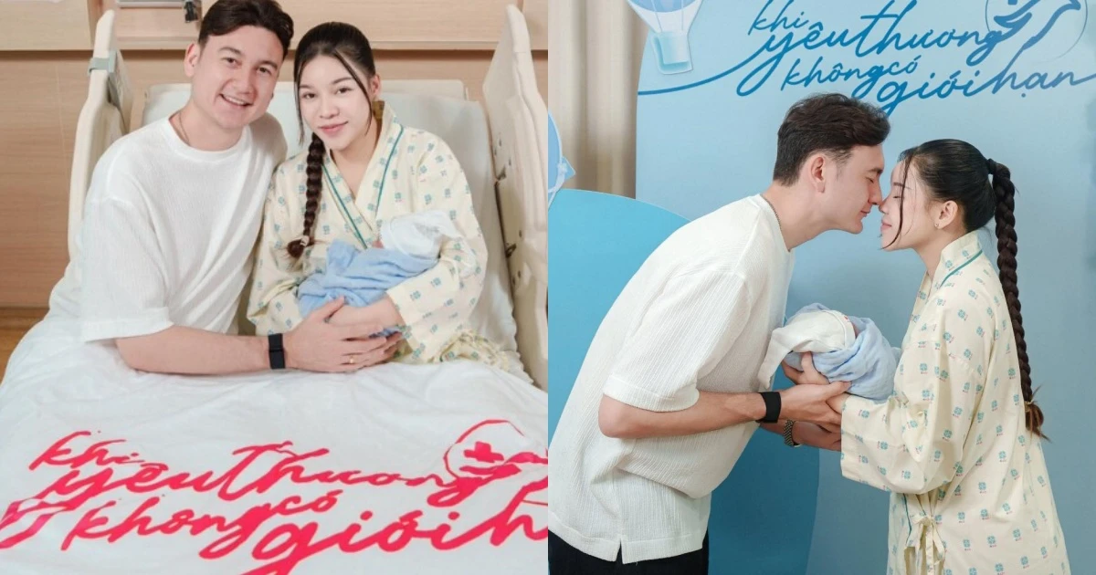 Dang Van Lam's wife gave birth to their first son, and her husband ...