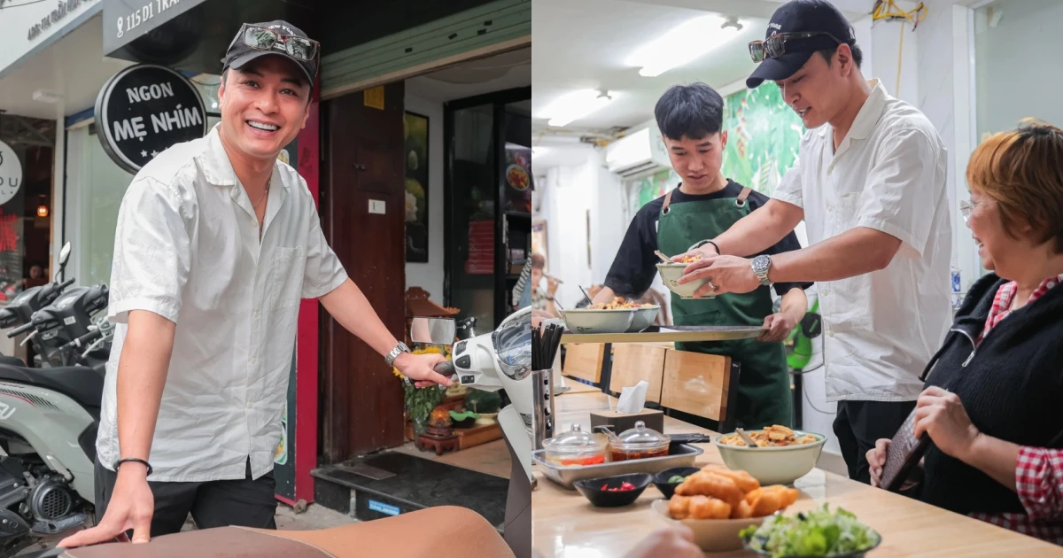 Hong Dang quits acting to sell vermicelli soup and works as a security ...