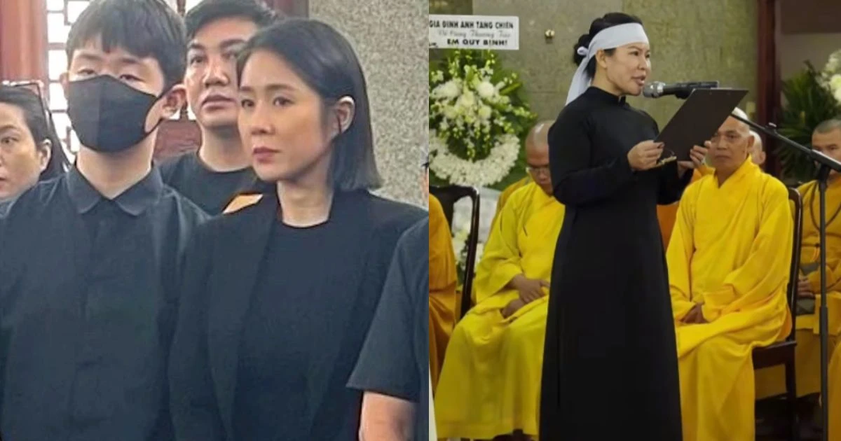 Le Phuong posted a harsh message after Quy Binh's funeral, suspected of targeting Ngoc Tien's ...