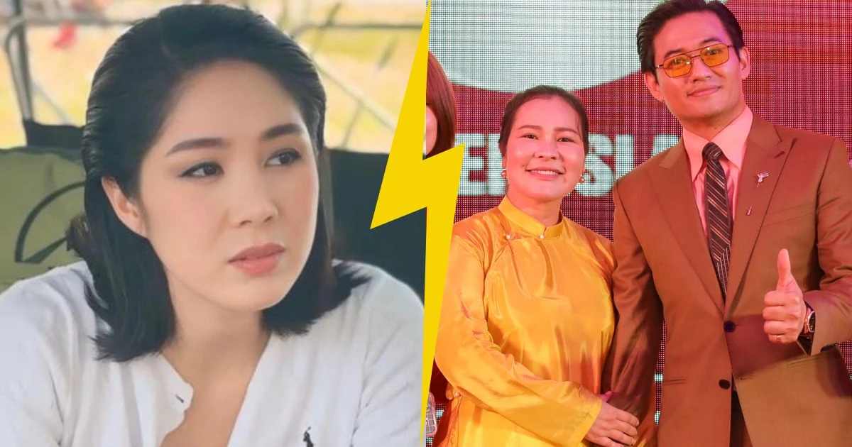 Le Phuong suspected of 'exposing' Quy Binh's wife's play, revealing real relationship for 5 ...
