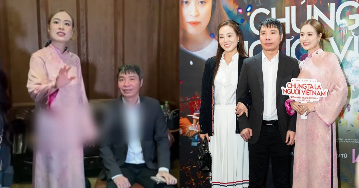 Hoang Thuy Linh shed tears and had a beautiful action with People's Artist Cong Ly | Beautiful ...