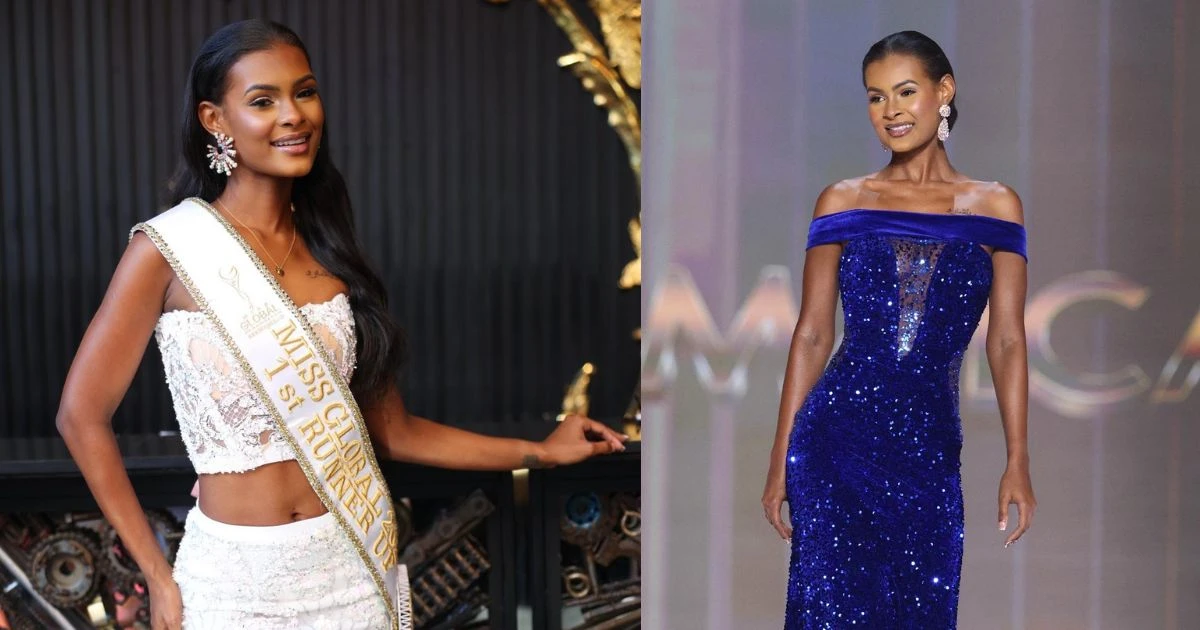 Keri-Ann Greenwood: The beauty lost to Vietnam's Nhu Van at Miss Global | Famous stars ...