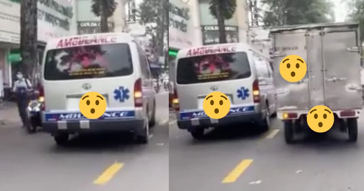 The ambulance made a strange sound on the road: Police intervened to clarify | Hot trend | Life ...