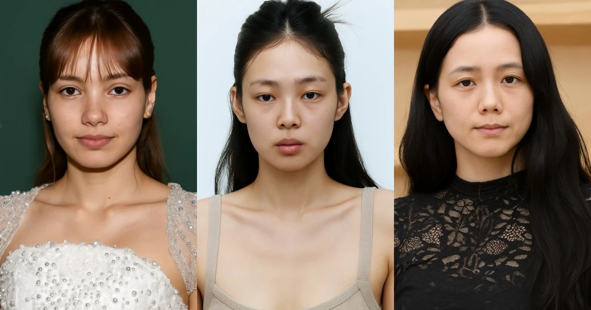 Video: Mặt mộc Blackpink qua AI: Jisoo lộ dấu hiệu lão hoá, Lisa Jennie sắp già? - Sao việt ...