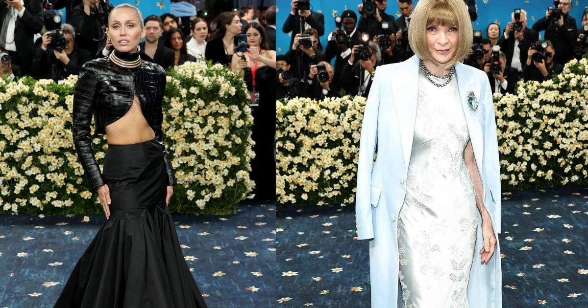 Met Gala 2025: Miley Cyrus creates an 'indifferent' expression, the ...