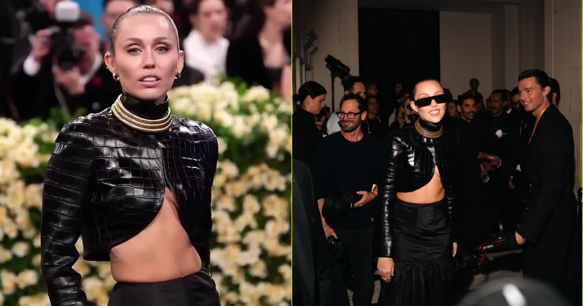 Miley Cyrus met her ex-lover at the Met Gala, the attitude of the female superstar made fans ...
