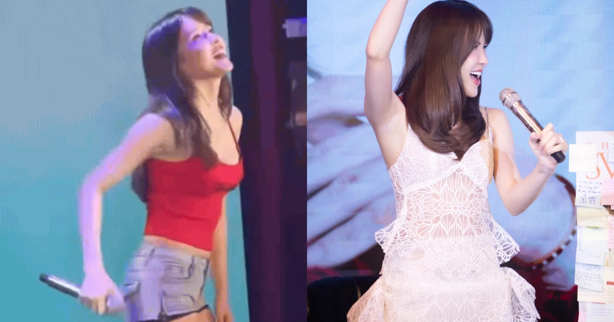 Thieu Bao Tram caused controversy again, wearing 'pajamas' to sing, Son Tung M-TP was called out ...