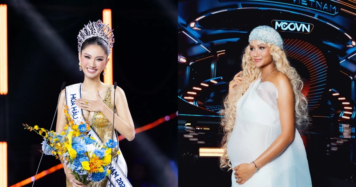 H'Hen Nie reminded the new Miss Phuong Linh to take care of herself, Thuy Tien was immediately ...