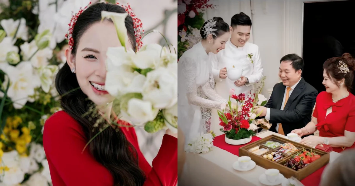 Former love Tuan Ngoc announced on the flower cart after 4 months of separation, the groom's ...