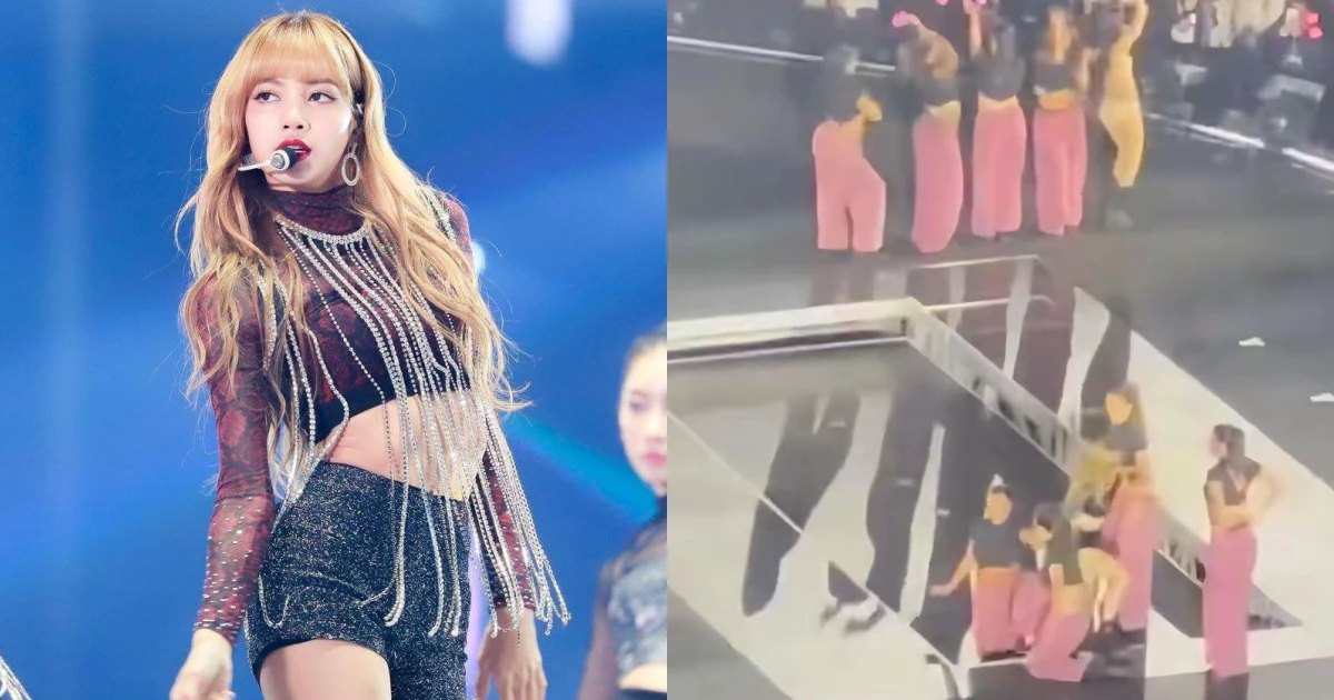 Lisa (BLACKPINK) suýt "rơi tự do" từ sân khấu hàng chục mét, YG vô ...