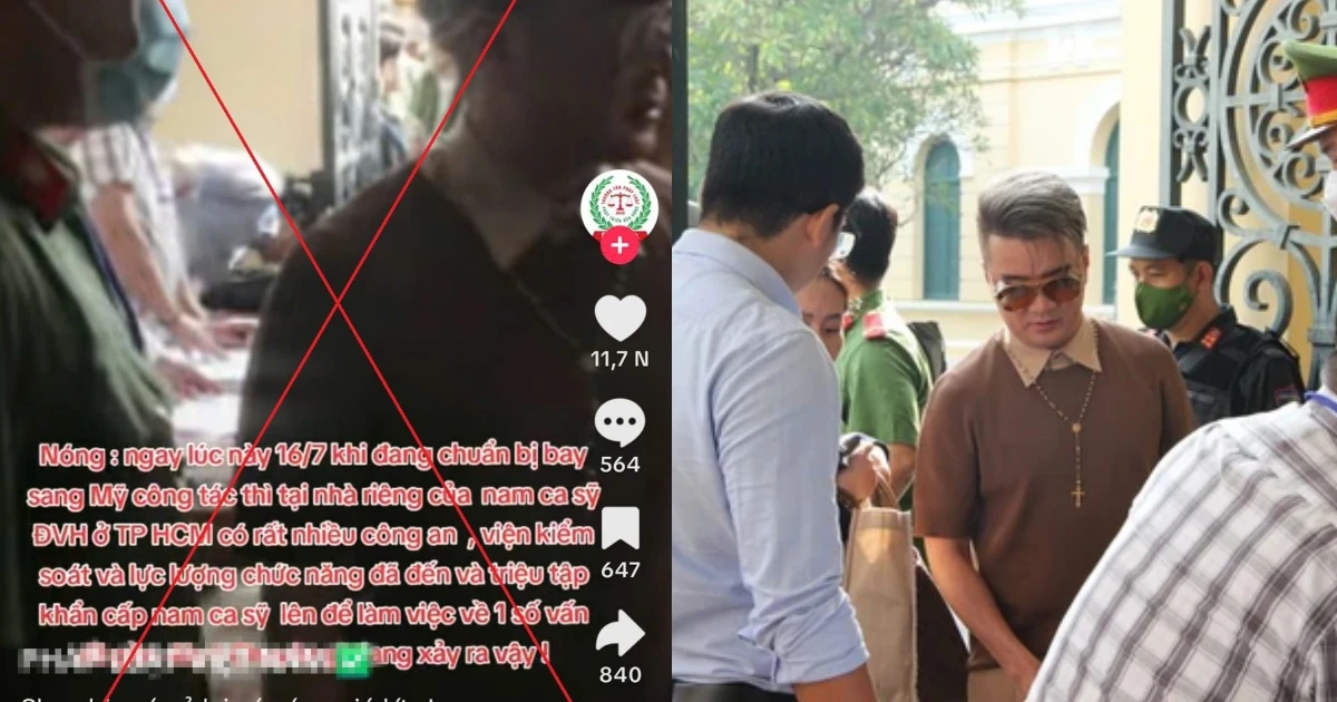 The truth of the rumor "The police came to search the house, Mr. Dam was arrested" causing a ...