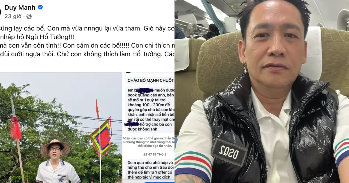 Duy Mạnh khịa "Ngũ Hổ Tướng" vụ PR cá độ, Khánh Phương "ba mặt một lời" | Showbiz Việt | Sao ...